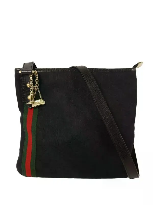 Gucci Gg Jolicoeur Messenger Shoulder Bag - Black