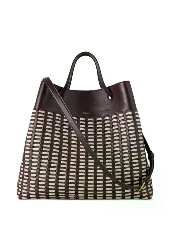 Mulberry Woven-design Leather Tote Bag