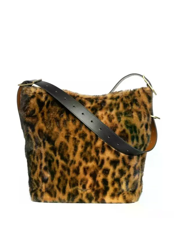 Zadig&Voltaire Jane Leopard-print Bucket Bag - Neutrals