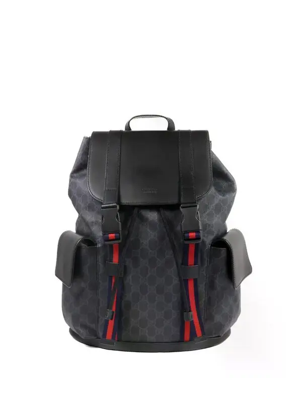 Gucci Gg Supreme Backpack - Black