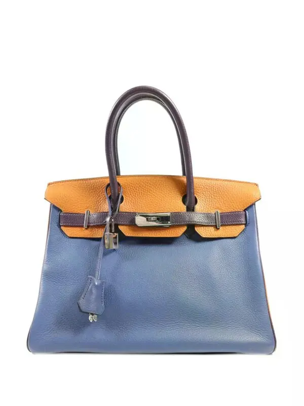 Hermès Birkin 30 Leather Handbag - Blue