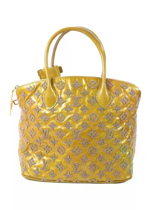 LOUIS VUITTON Lockit Monogram Fascination Tote Bag - Yellow