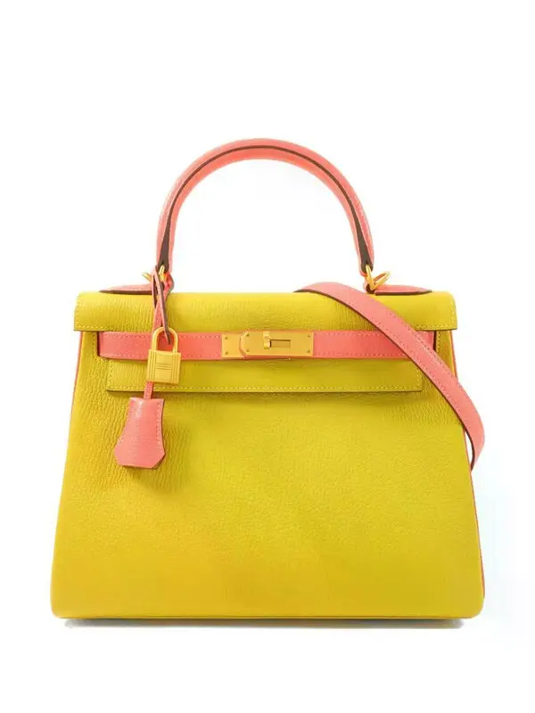 Hermès 28 Kelly Tote Bag - Yellow