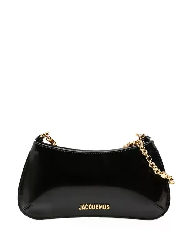 Jacquemus Le Petit Bisou Chain Shoulder Bag - Black
