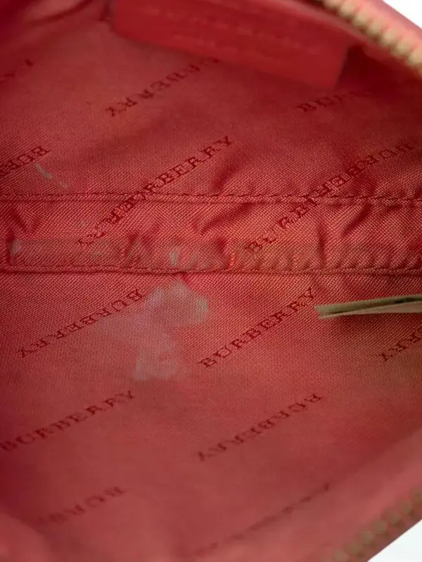 Burberry Haymarket Check Peyton Clutch Bag - Pink