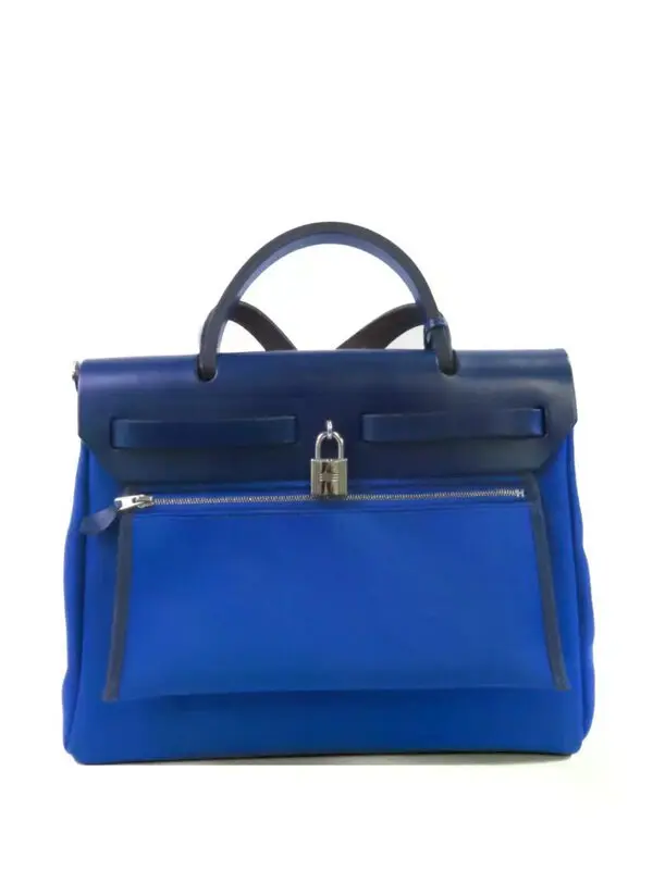 Hermès Herbag Pm Shoulder Bag - Blue