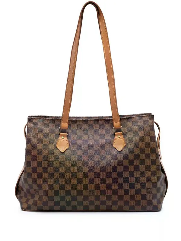 LOUIS VUITTON 1997 Damier Ebene Columbine Shoulder Bag