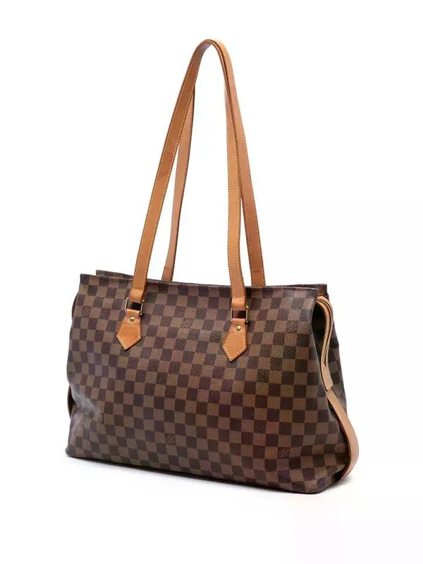 LOUIS VUITTON 1997 Damier Ebene Columbine Shoulder Bag