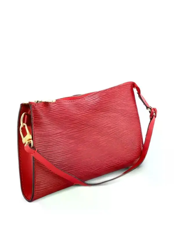 LOUIS VUITTON Pochette Accessoires Epi Leather Clutch - Red