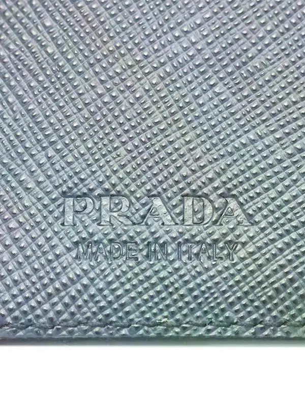 Prada 2013-2026 Saffiano Samll Wallet Small Wallets - Blue