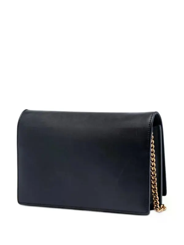 Saint Laurent Monogram Kate Tassel Chain Wallet Crossbody Bag - Black