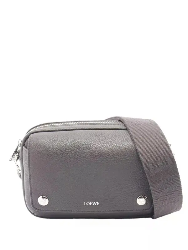 Loewe Small Pebble Messenger Bag Crossbody Bag - Grey