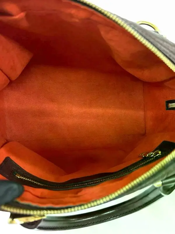 LOUIS VUITTON 2002 Damier Ebene Brera Handbag