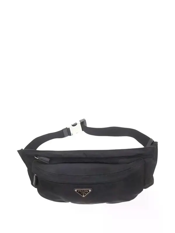 Prada 2013-2025 Tessuto Belt Bag - Black