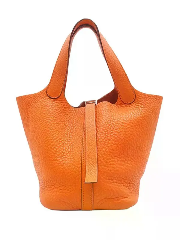 Hermès 2008 Clemence Picotin Lock 18 Handbag - Orange
