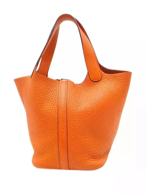 Hermès 2008 Clemence Picotin Lock 18 Handbag - Orange