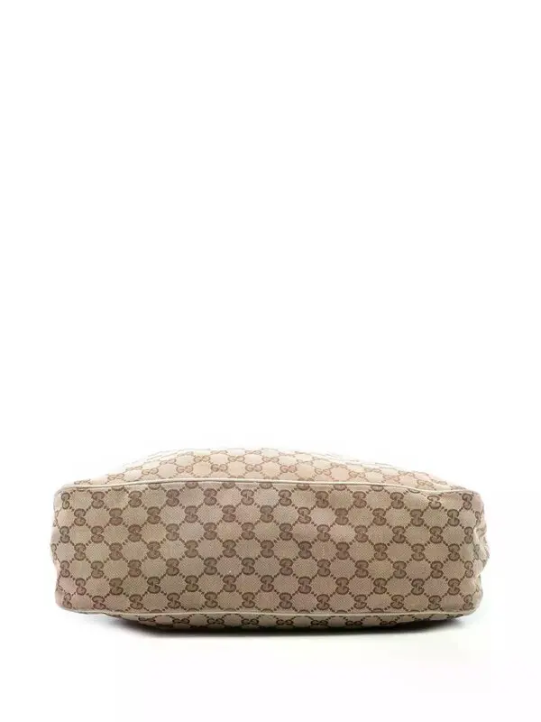 Gucci Gg Canvas Sukey Tote Bag - Brown