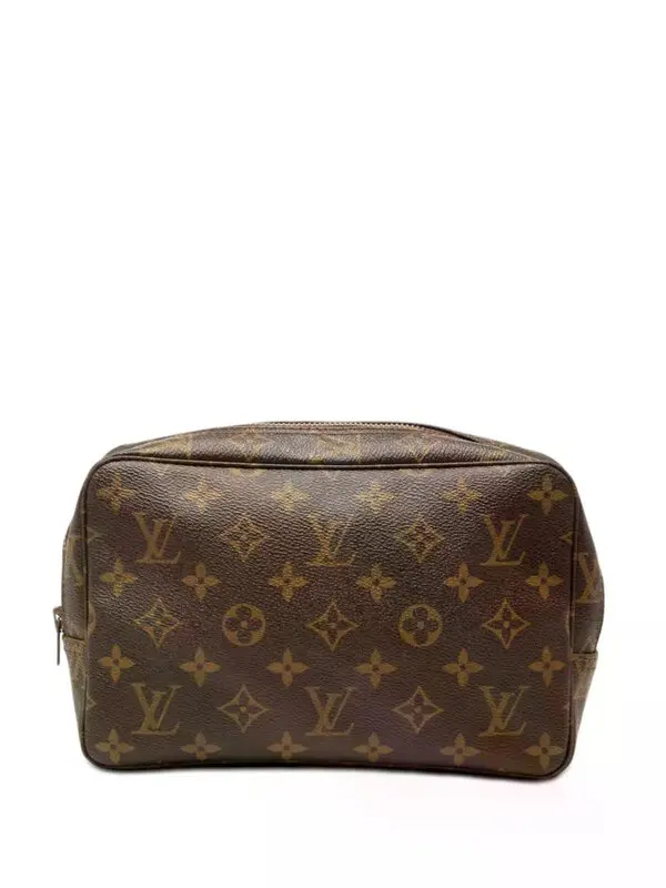 LOUIS VUITTON 1982 Monogram Trousse Toilette 23 - Brown
