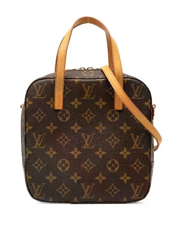 LOUIS VUITTON 2004 Monogram Spontini Satchel - Brown