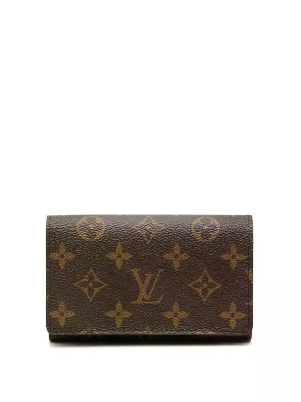 LOUIS VUITTON 2008 Monogram Porte Monnaie Billets Tresor Wallet Long Wallets - Brown