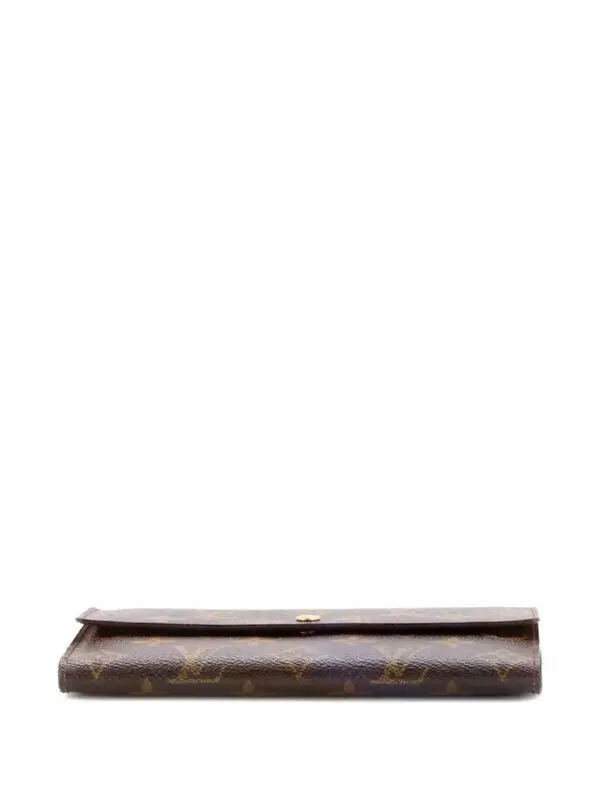 LOUIS VUITTON Porte Tresor International Wallet Monogram Canvas Small Wallets
