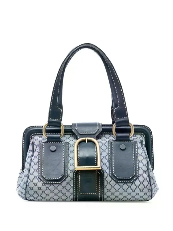 Celine Macadam Canvas Ella Frame Handbag