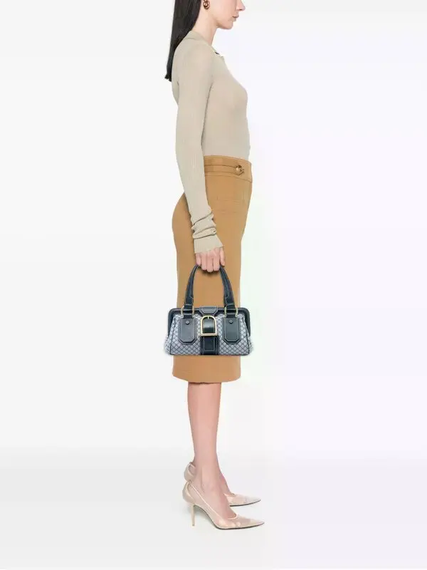 Celine Macadam Canvas Ella Frame Handbag