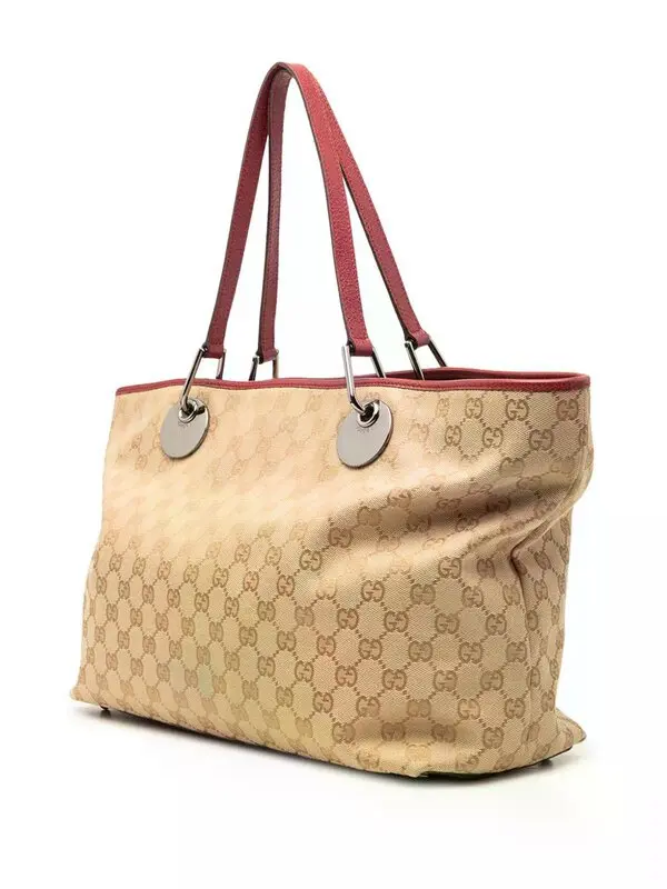 Gucci Gg Canvas Eclipse Tote Bag - Neutrals