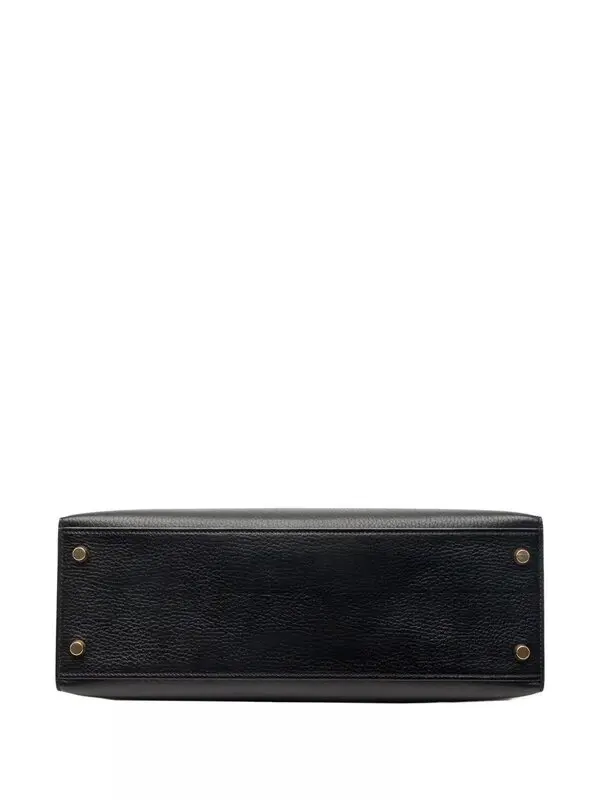 Hermès 1998 Ardennes Kelly Sellier 32 Satchel - Black