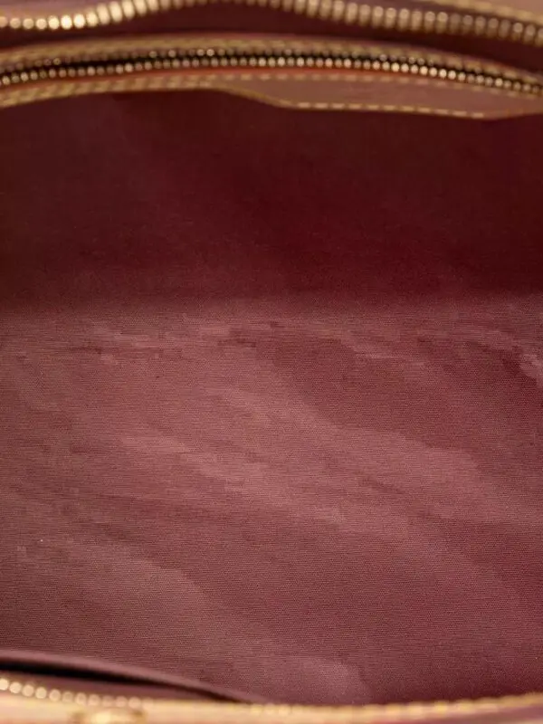 LOUIS VUITTON 2013 Monogram Vernis Brea Mm Satchel - Brown