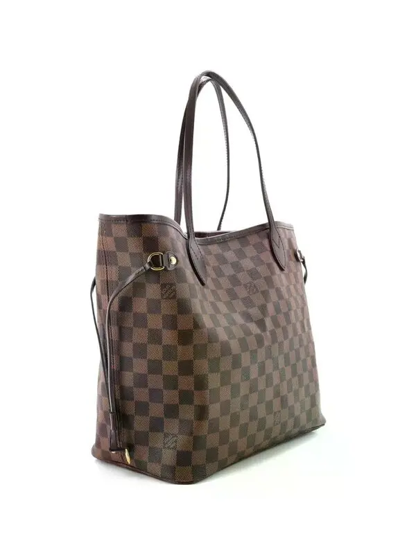 LOUIS VUITTON Neverfull Mm Damier Tote Bag - Brown