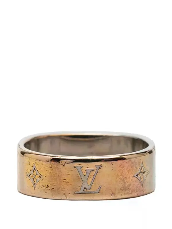 LOUIS VUITTON 2016 Brass Nanogram Ring