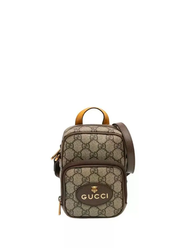 Gucci Mini Gg Supreme Neo Vintage Satchel - Neutrals