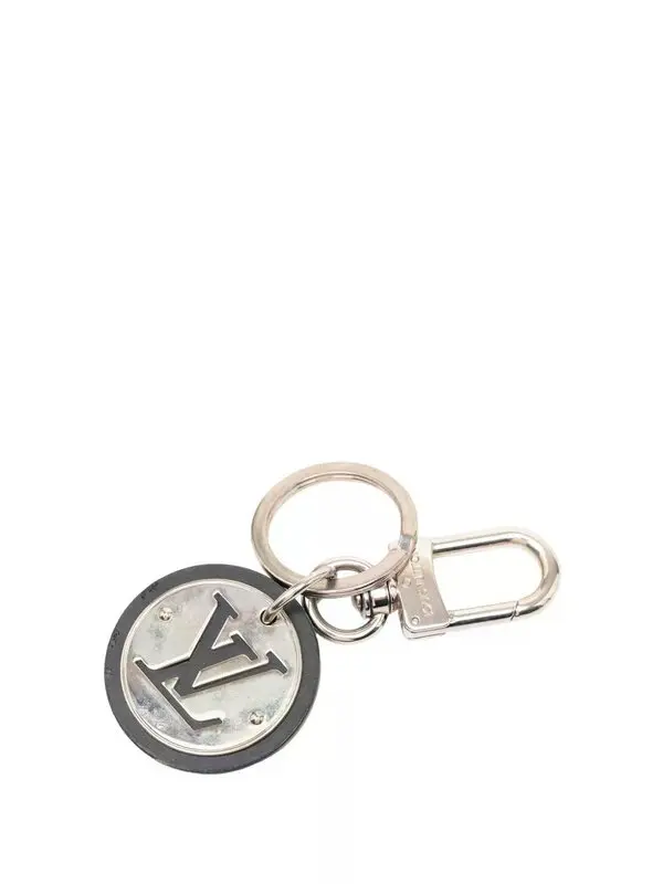 LOUIS VUITTON Cut Circle Holder Key Chain - Black
