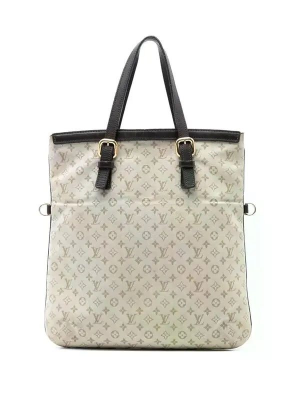 LOUIS VUITTON 2002 Monogram Mini Lin Francoise Satchel - Neutrals