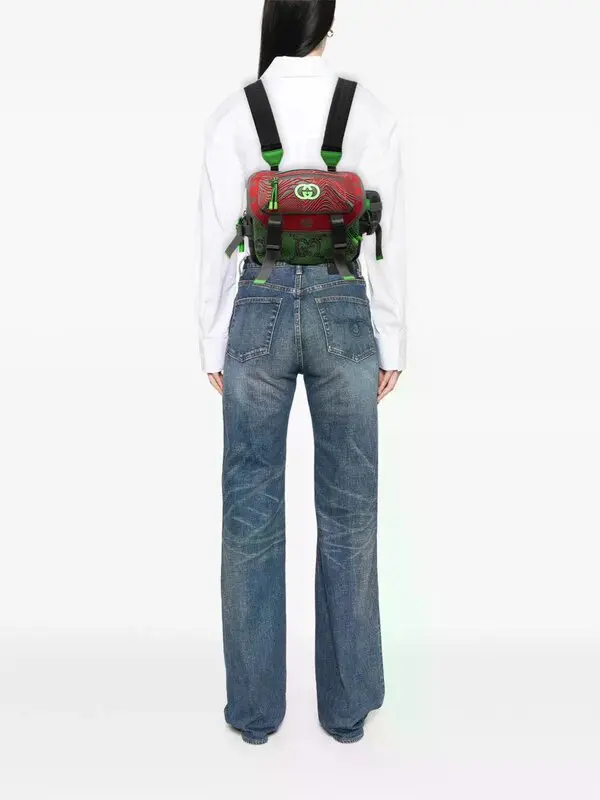 Gucci Small Gg Nylon Backpack