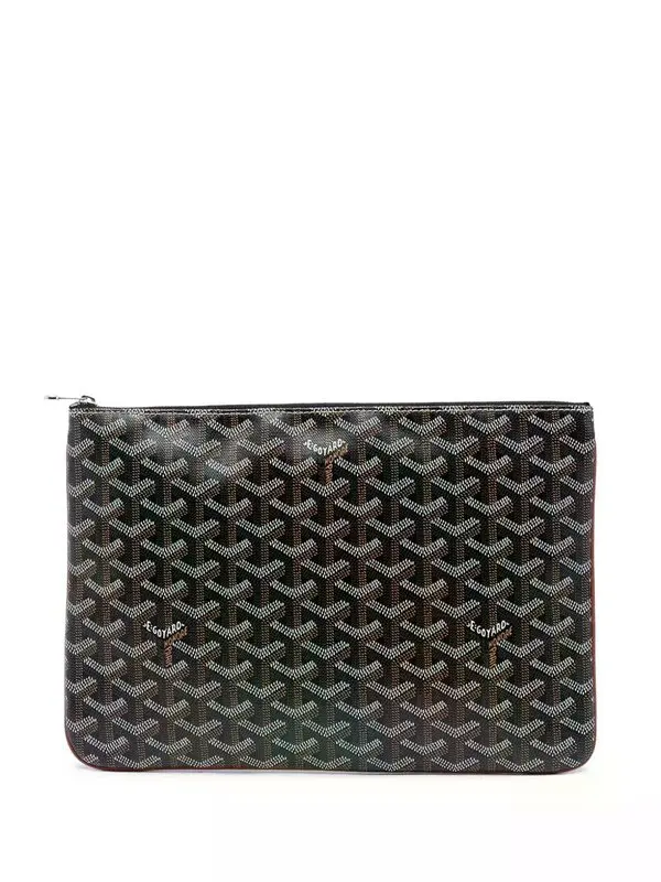 Goyard 2018 Ine Senat Mm Clutch Bag - Black