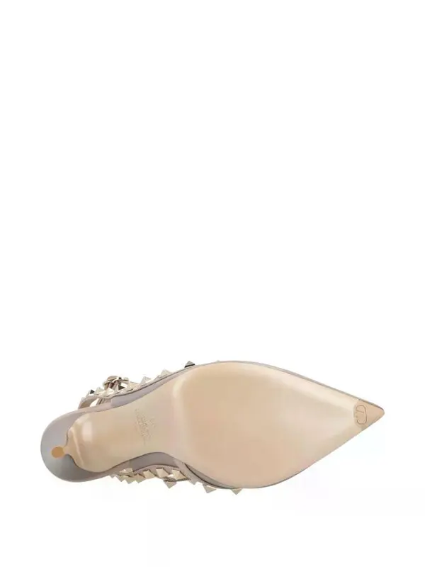 Valentino Garavani Rockstud Caged Pumps - Neutrals