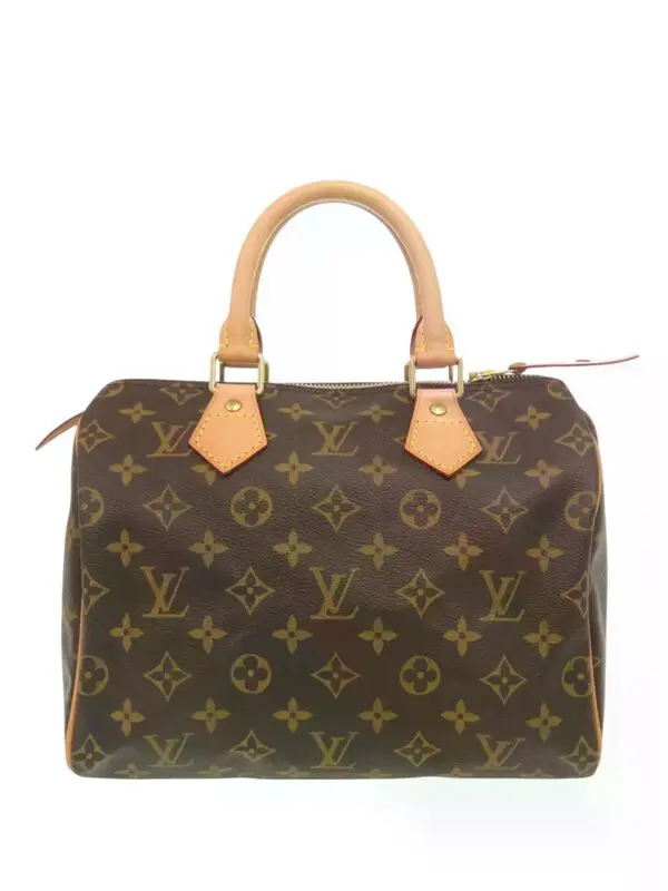 LOUIS VUITTON 2003 Monogram Speedy 25 Boston Bag - Brown