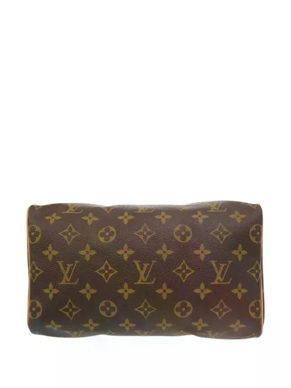 LOUIS VUITTON 2003 Monogram Speedy 25 Boston Bag - Brown