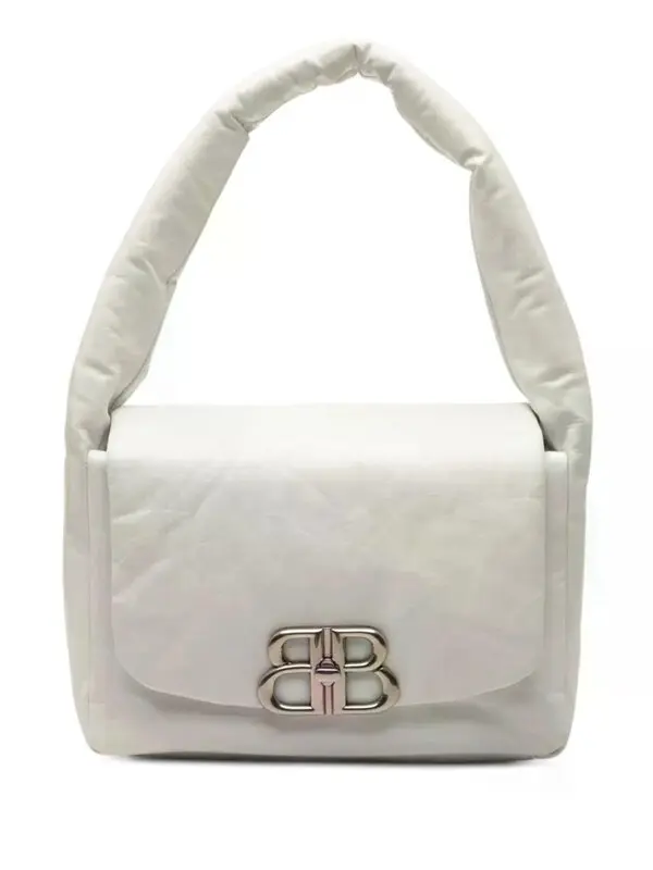Balenciaga 2011 Small Monaco Sling Shoulder Bag - White