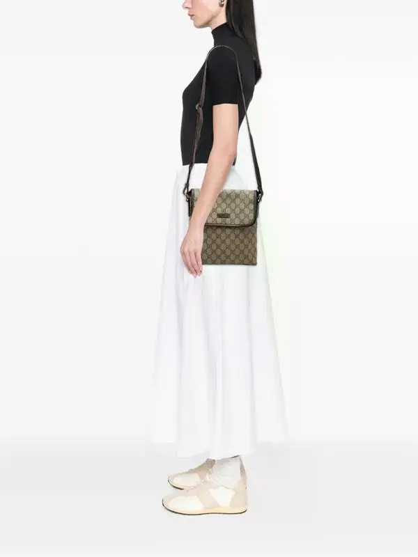 Gucci Gg Supreme Crossbody Bag - Neutrals