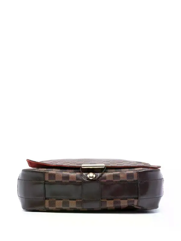 LOUIS VUITTON 2004 Damier Ebene Abbesses Crossbody Bag - Brown