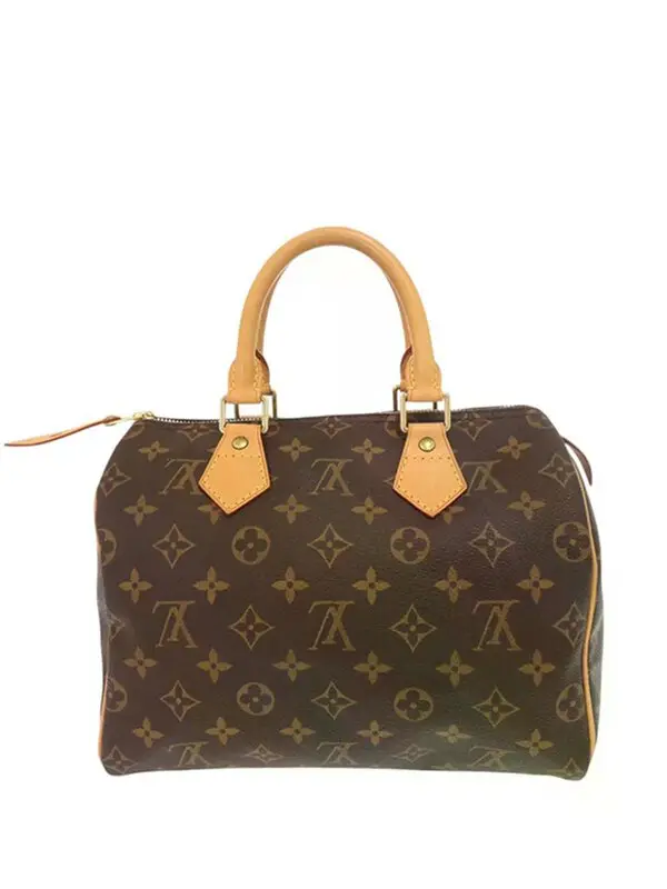LOUIS VUITTON 2004 Monogram Speedy 25 Boston Bag - Brown