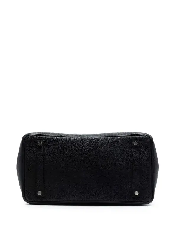 Hermès 2003 Togo Birkin Retourne 35 Handbag - Black