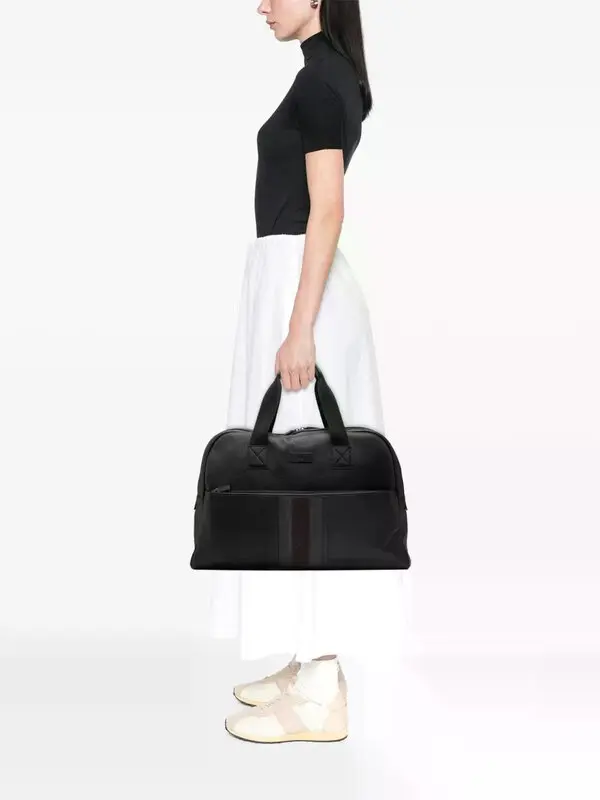Gucci 2000-2015 Web Leather Travel Bag