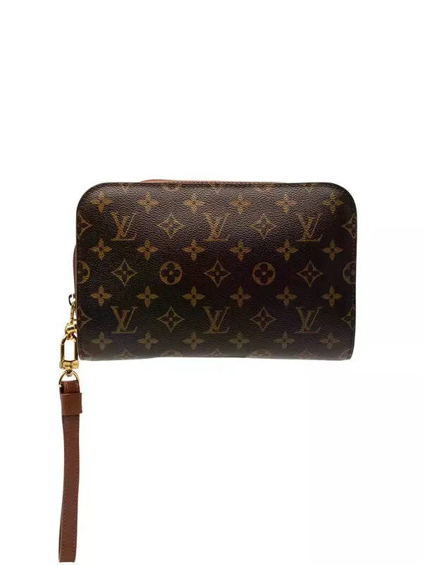 LOUIS VUITTON 2007 Monogram Orsay Clutch - Brown