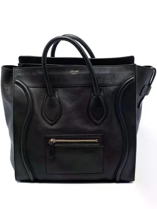 Celine 2009 Large Phantom Luggage Tote Bag - Black