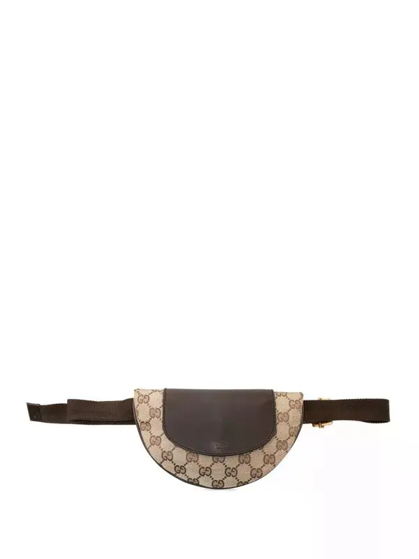 Gucci Gg Canvas Belt Bag - Neutrals