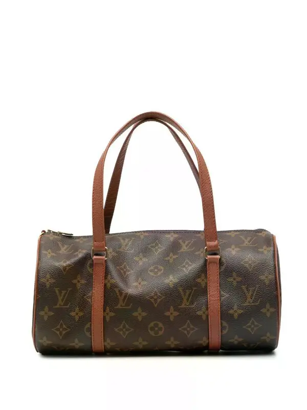 LOUIS VUITTON 1995 Monogram Papillon 30 Handbag - Brown